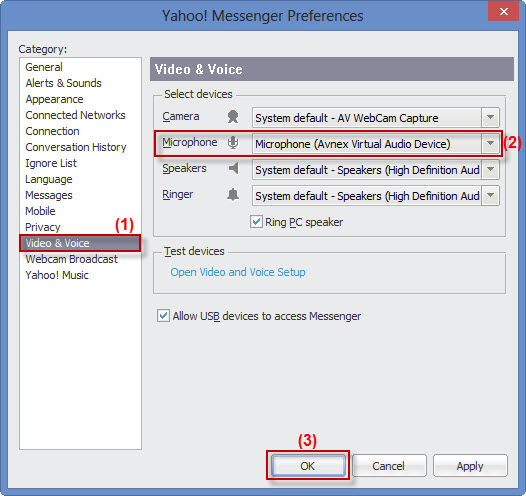 AV VoizGame - Change voice in Yahoo! Messenger - Audio4fun Support Center